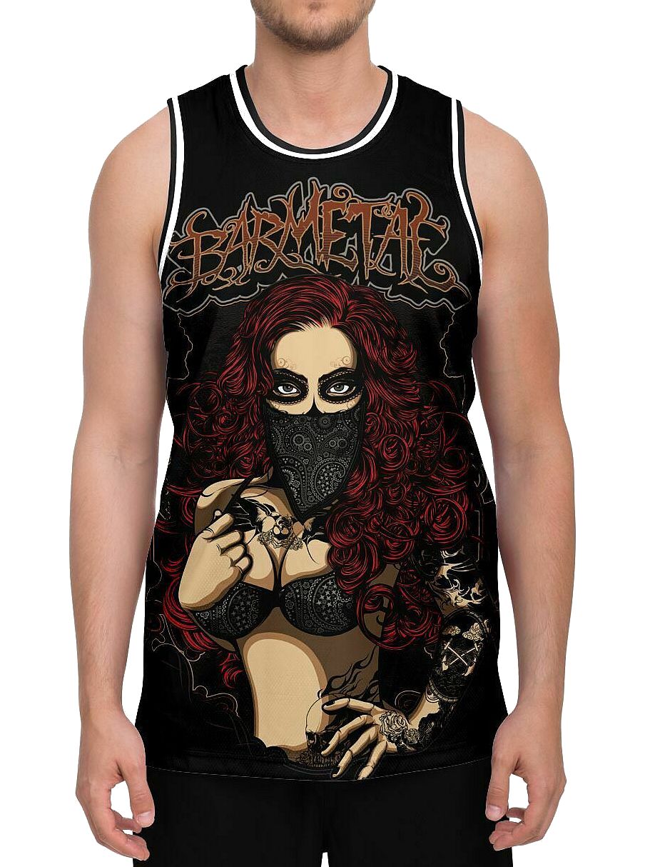 Beautiful Basketball Tank Bandana La Catrina